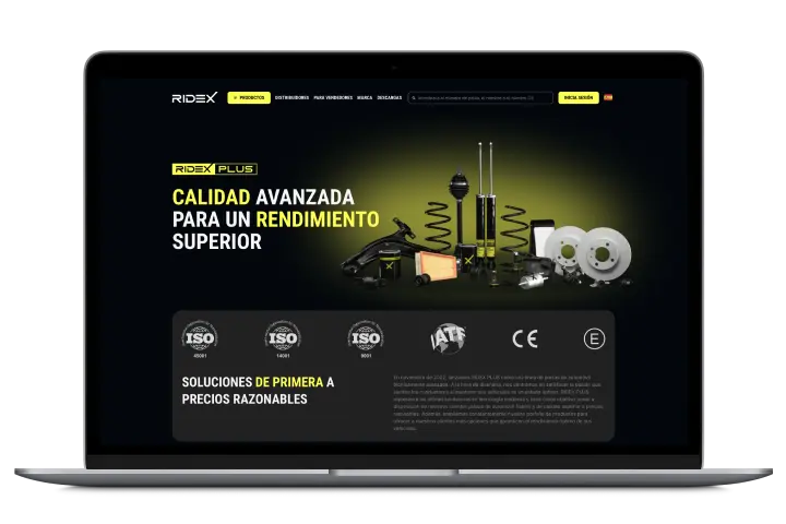 RIDEX. Piezas en las que puede confiar.